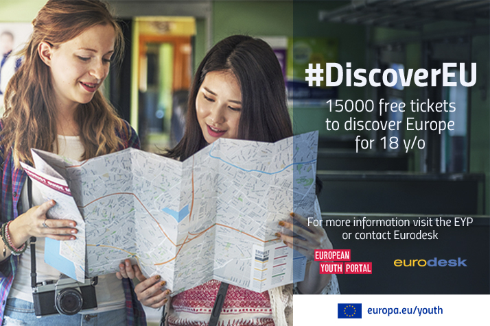 DiscoverEU: 12.000 ταξιδιωτικές κάρτες προσφέρονται σε νέους και νέες ...